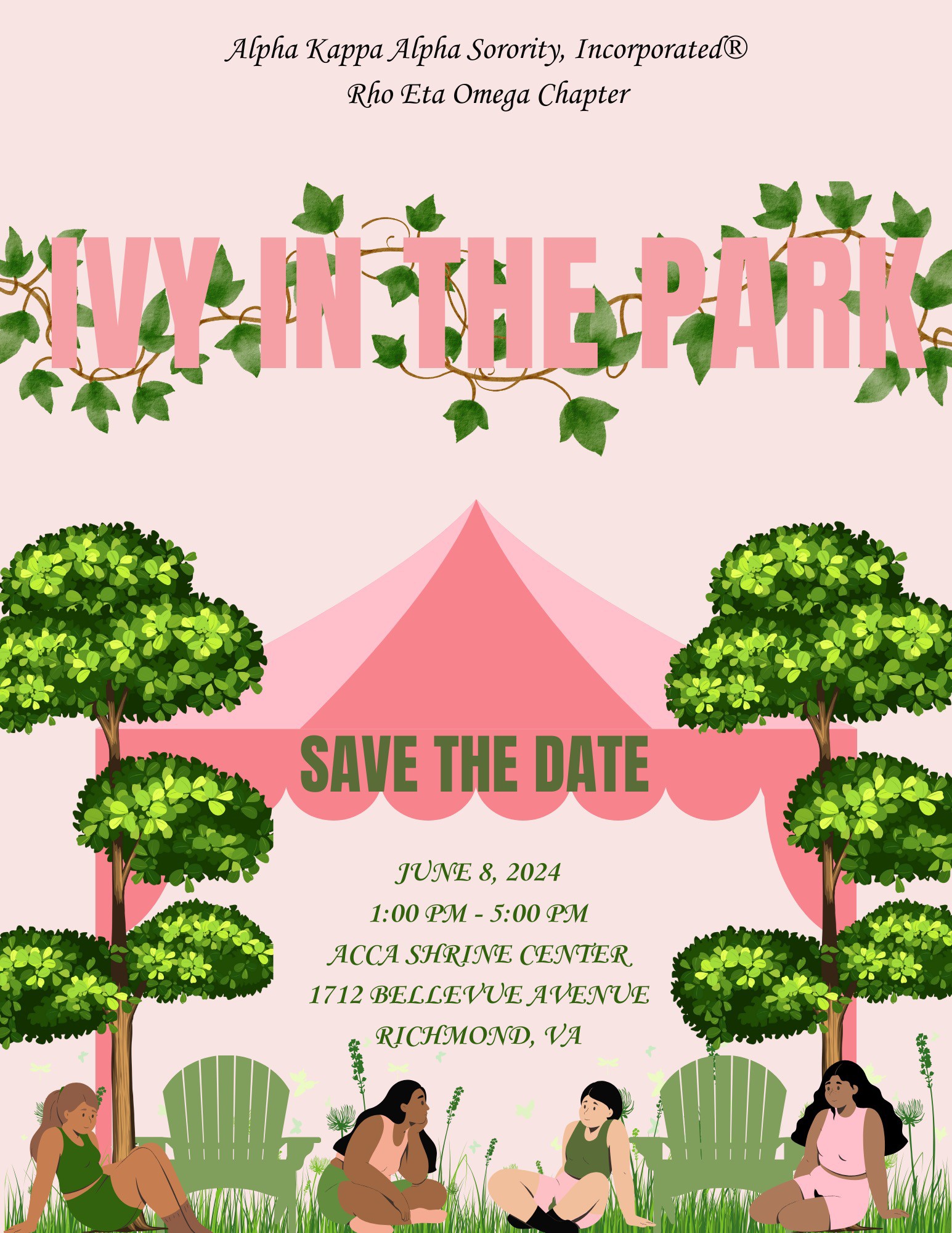 Pi Rho Omega Chapter | Ivy in the Park